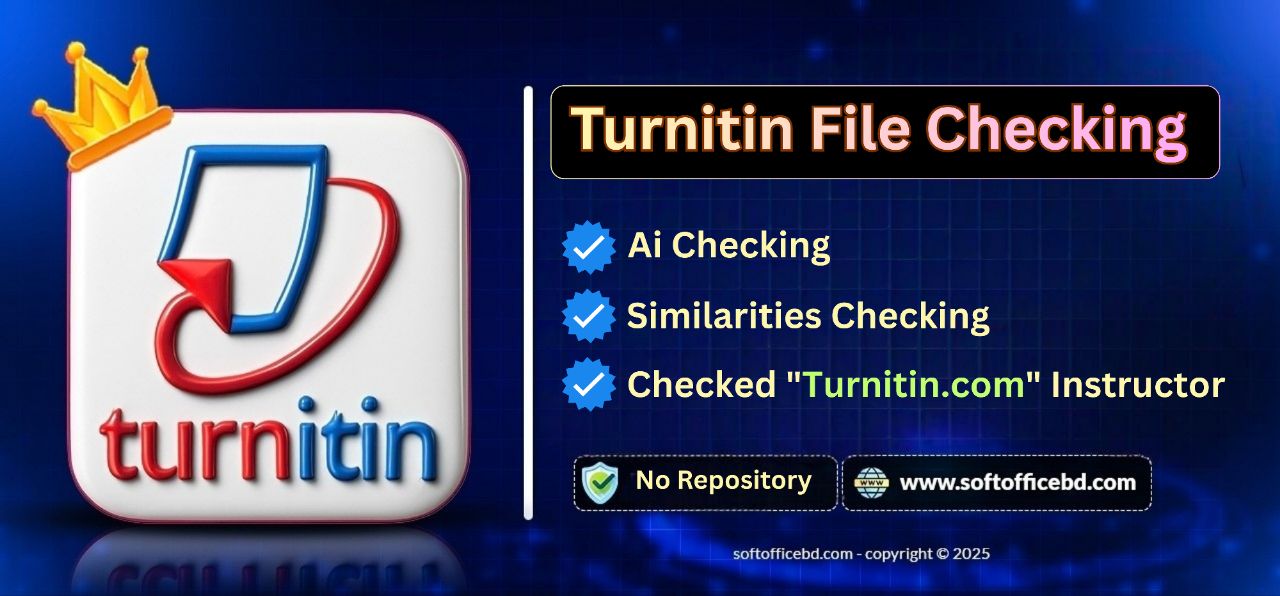Turnitin Check [ Ai & Sim ] - SoftOfficeBD